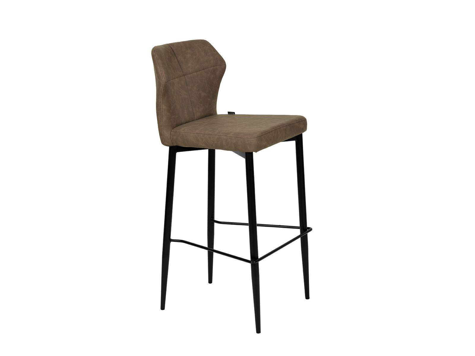 Runa high bar stool, brown